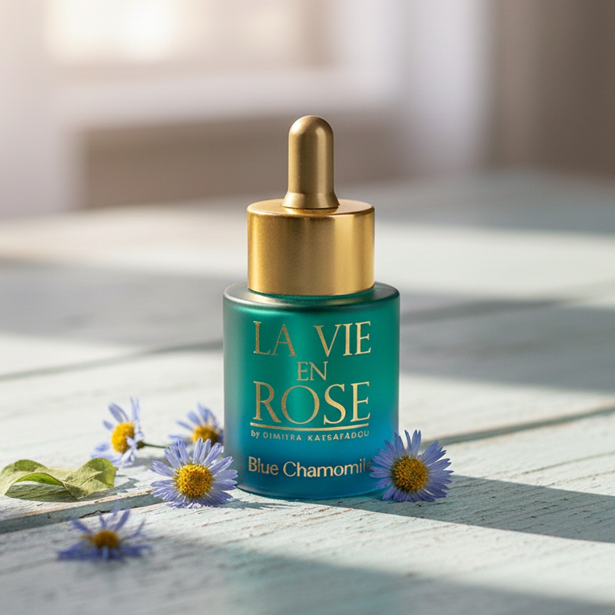Blue Chamomile 30ml La Vie en Rose. Face oil with herbal extracts and ...